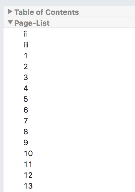 Why I Use Page List, and How – EPUBSecrets